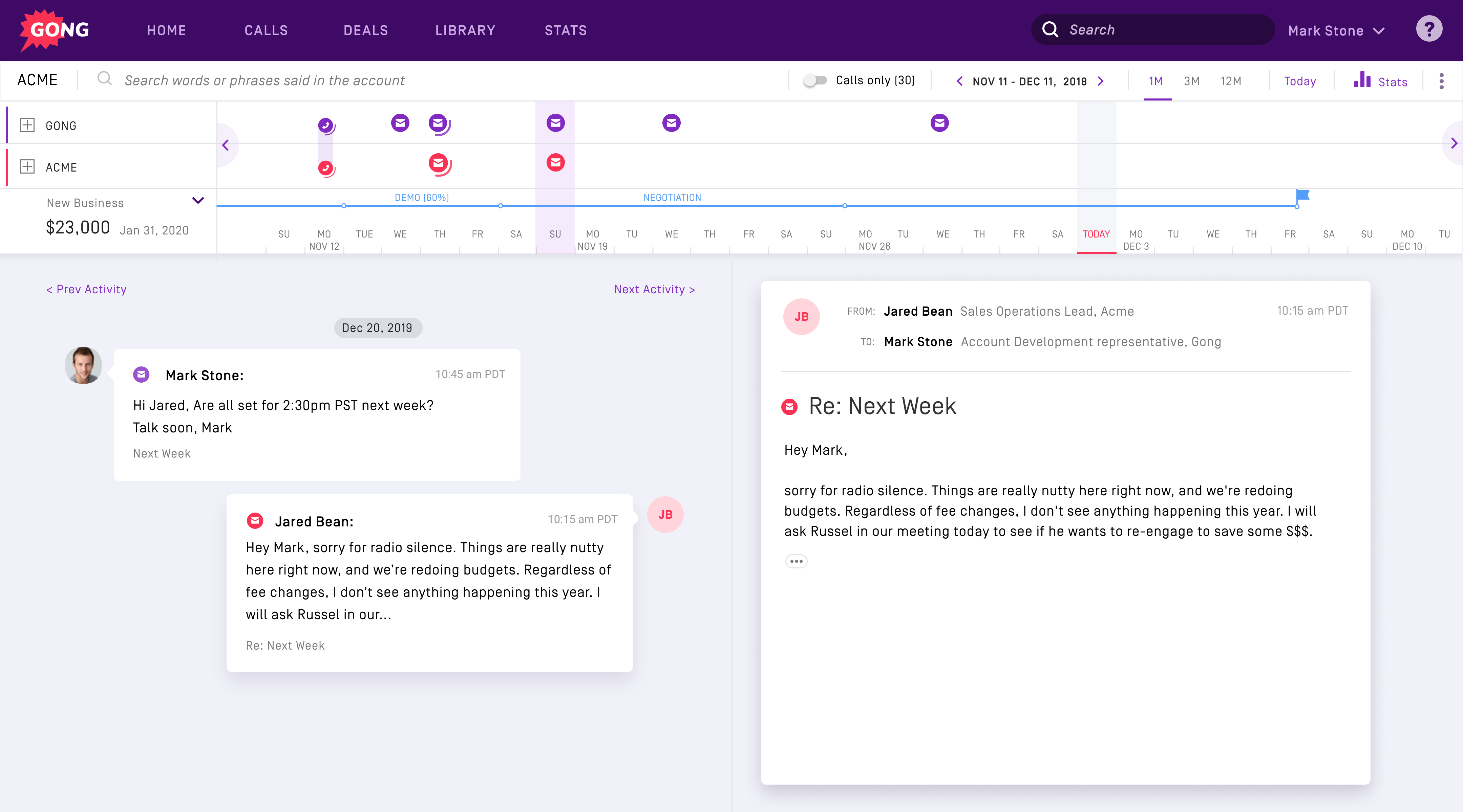Gong Launches Deal Intelligence to Transform Revenue Pipeline ... Gong Launches Deal Intelligence to Transform Revenue Pipeline ...