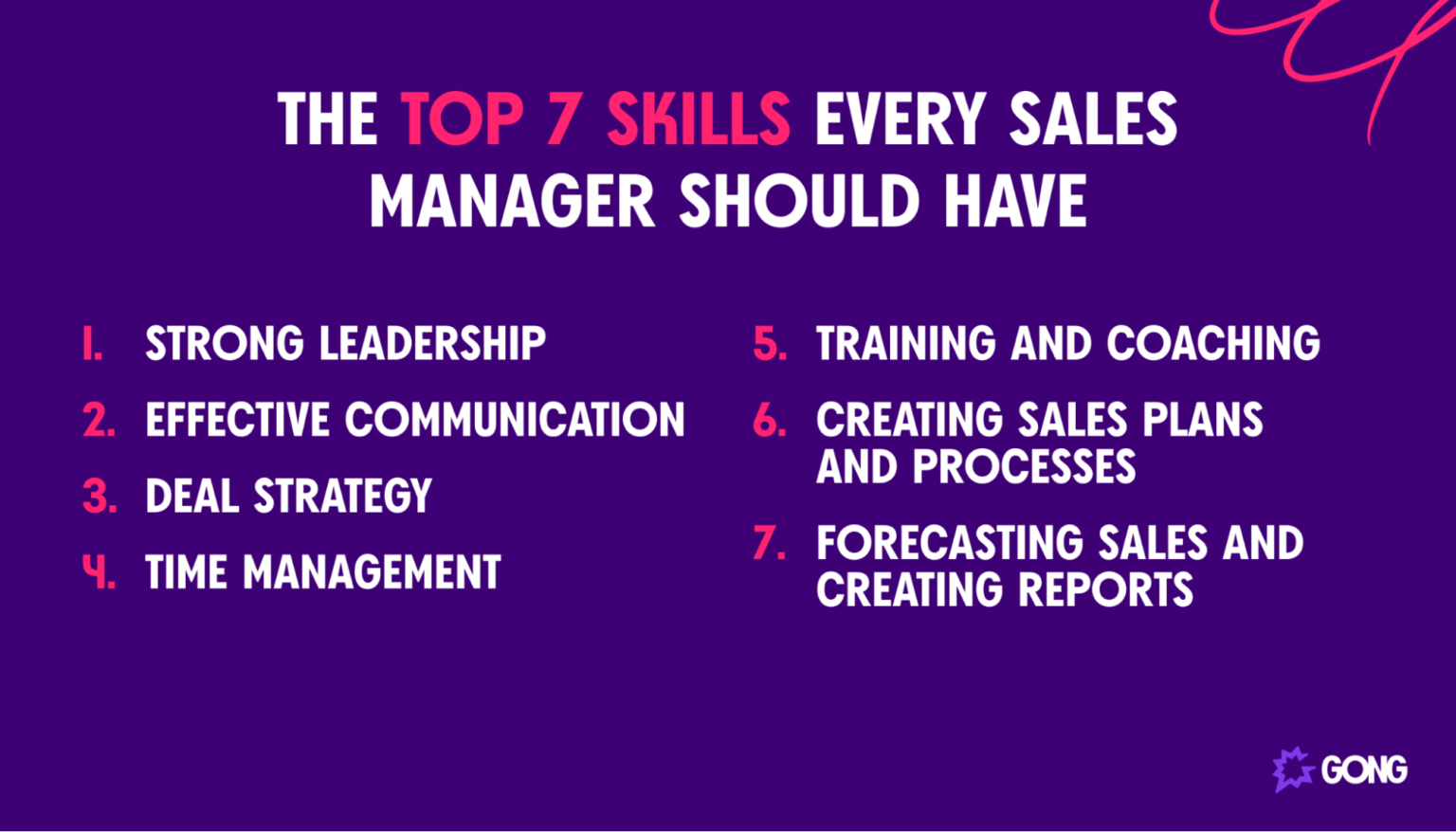 7 Skills Every Sales Manager Needs - Gong 7 Skills Every Sales Manager Needs - Gong